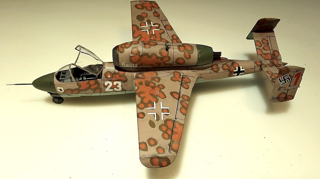 Heinkel HE162 A2 Salamander -- Plastic Model Airplane Kit -- 1/48 Scale ...