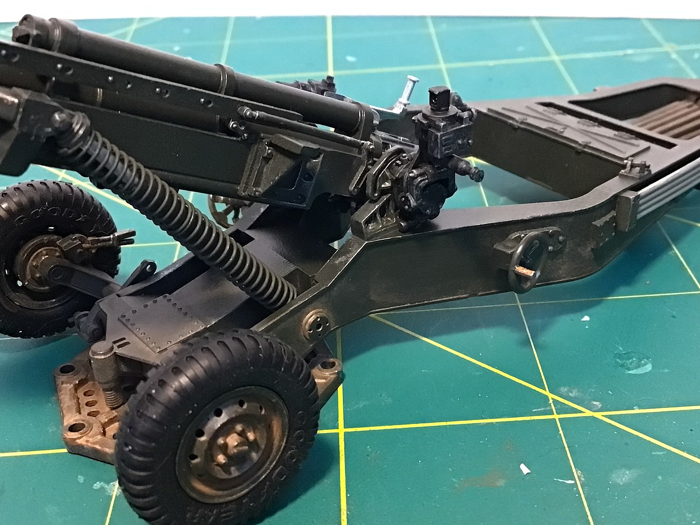 1/35 M102 105mm Howitzer Gun -- Plastic Model Military Vehicle Kit -- 1 ...