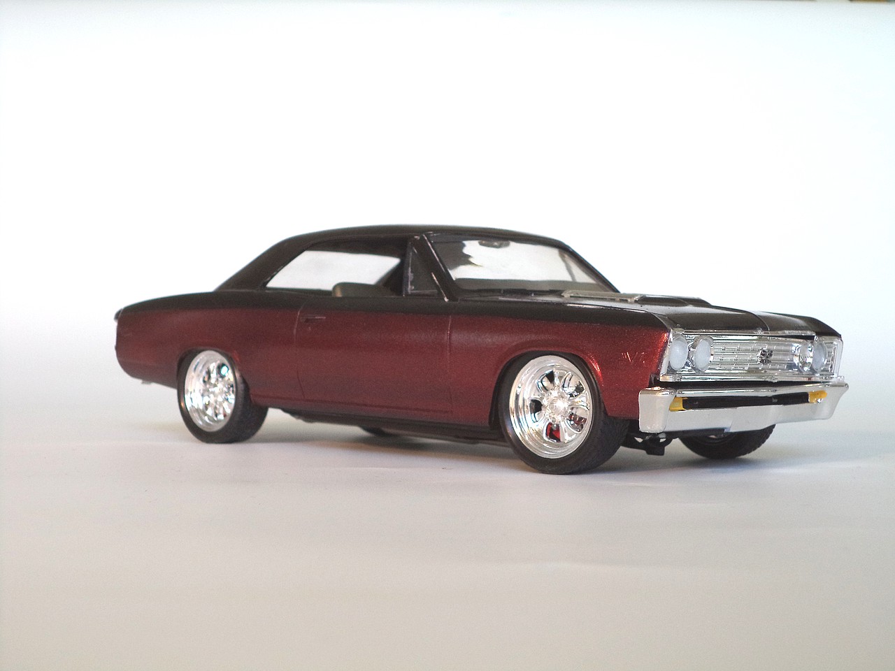 1966 Chevelle -- Plastic Model Car Kit -- 1/25 Scale -- #hl117-12 ...