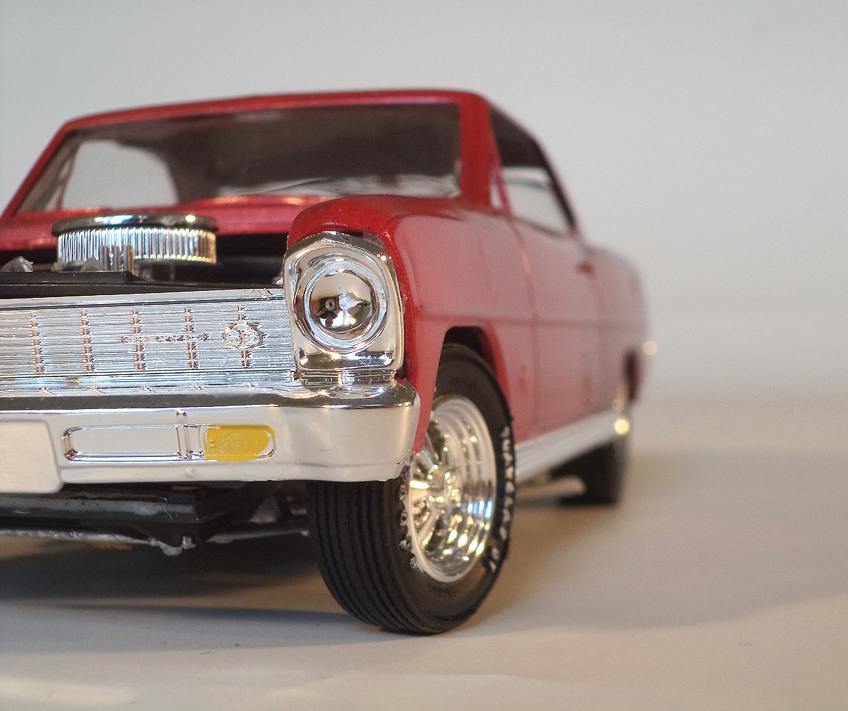 1966 Chevy Nova Pro Street -- Plastic Model Car Kit -- 1/25 Scale ...