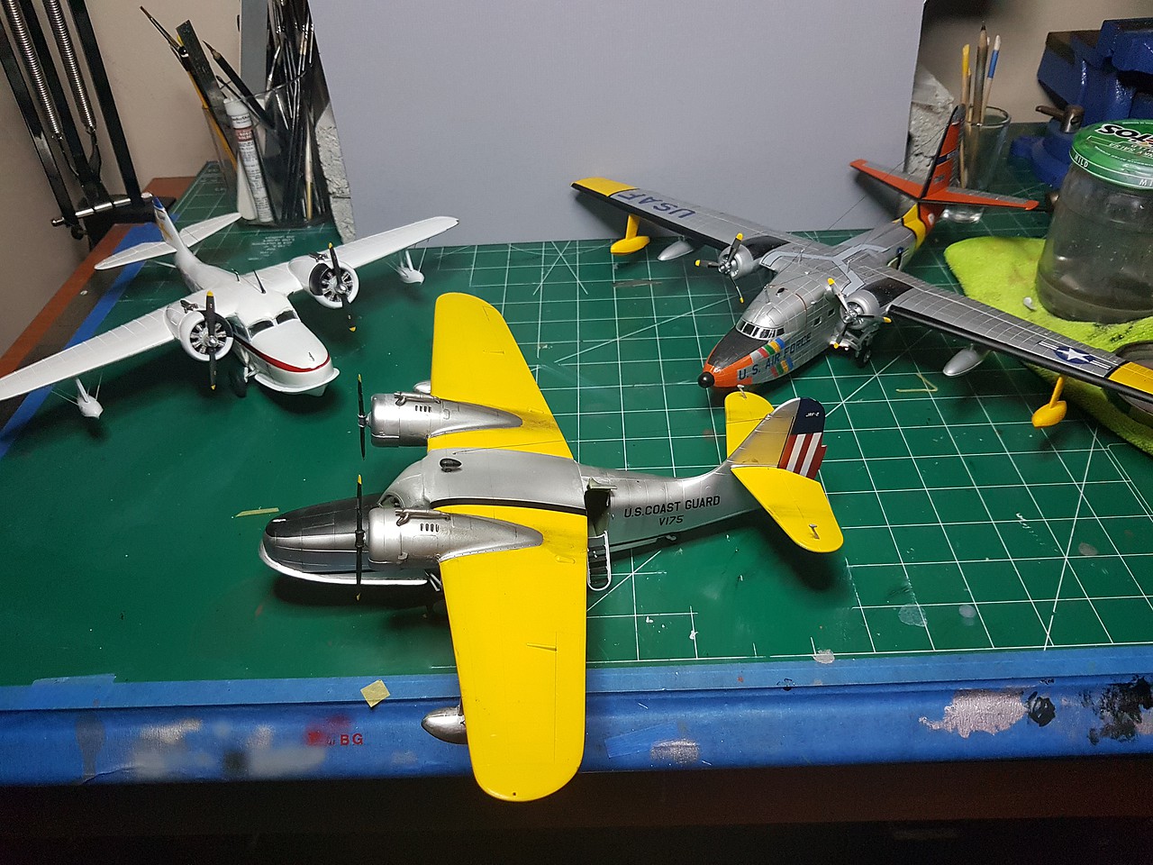 OA9 Goose Observation Amphibian Aircraft Plane -- Plastic Model ...