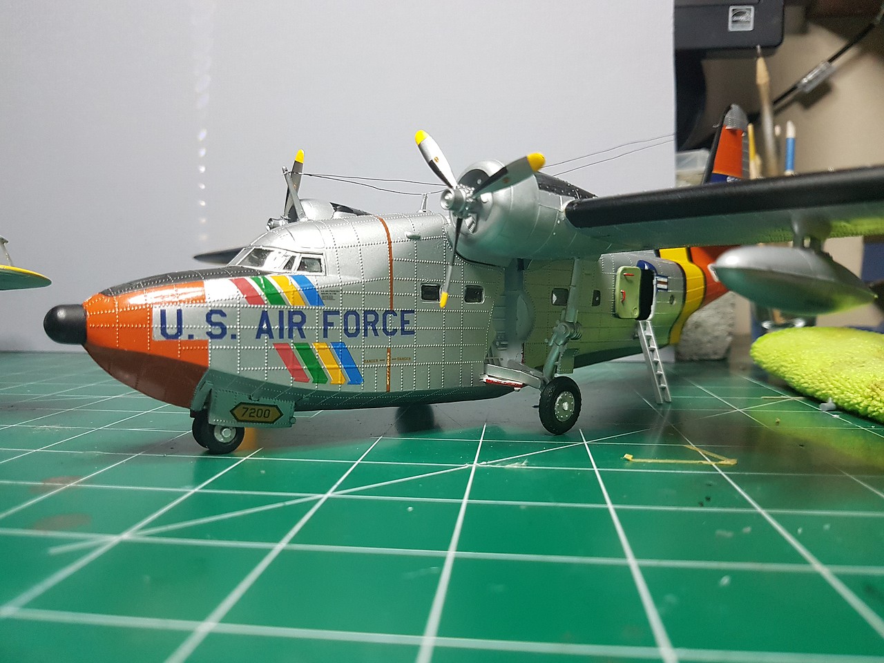 OA9 Goose Observation Amphibian Aircraft Plane -- Plastic Model ...