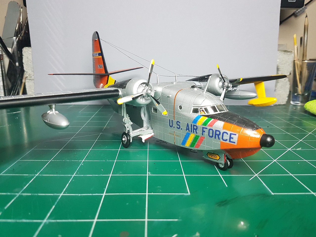 OA9 Goose Observation Amphibian Aircraft Plane -- Plastic Model ...