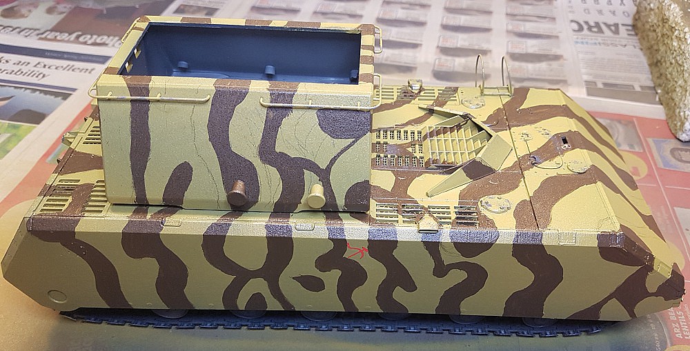 WWII German Super Heavy Maus V1 -- Plastic Model Military Tank Kit -- 1 ...