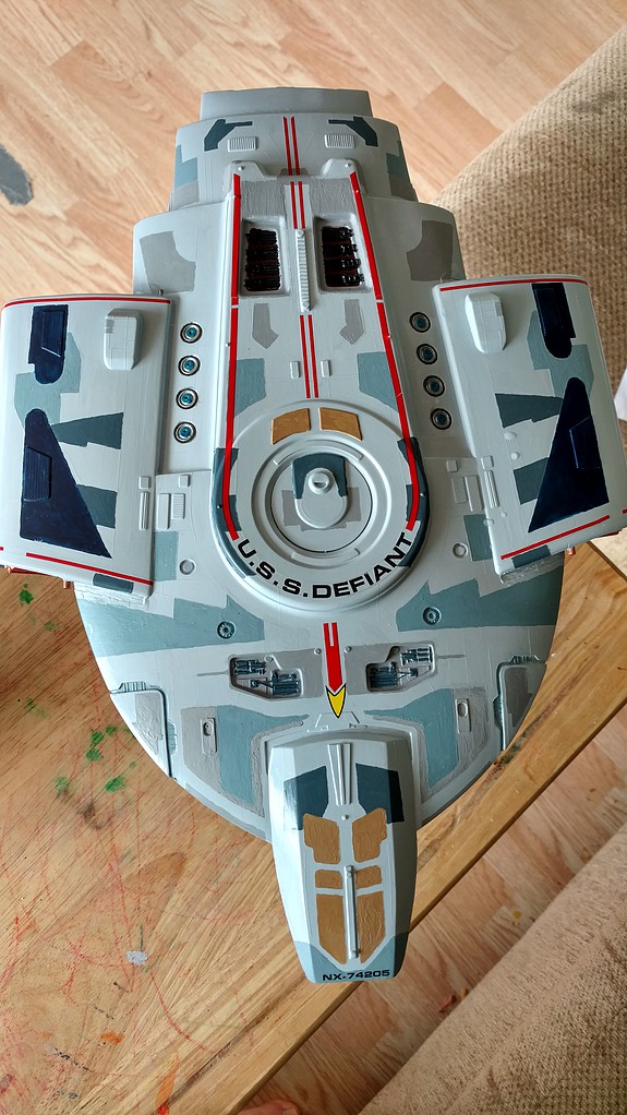 STAR TREK USS DIFIANT -- Science Fiction Plastic Model Kit -- #845 ...