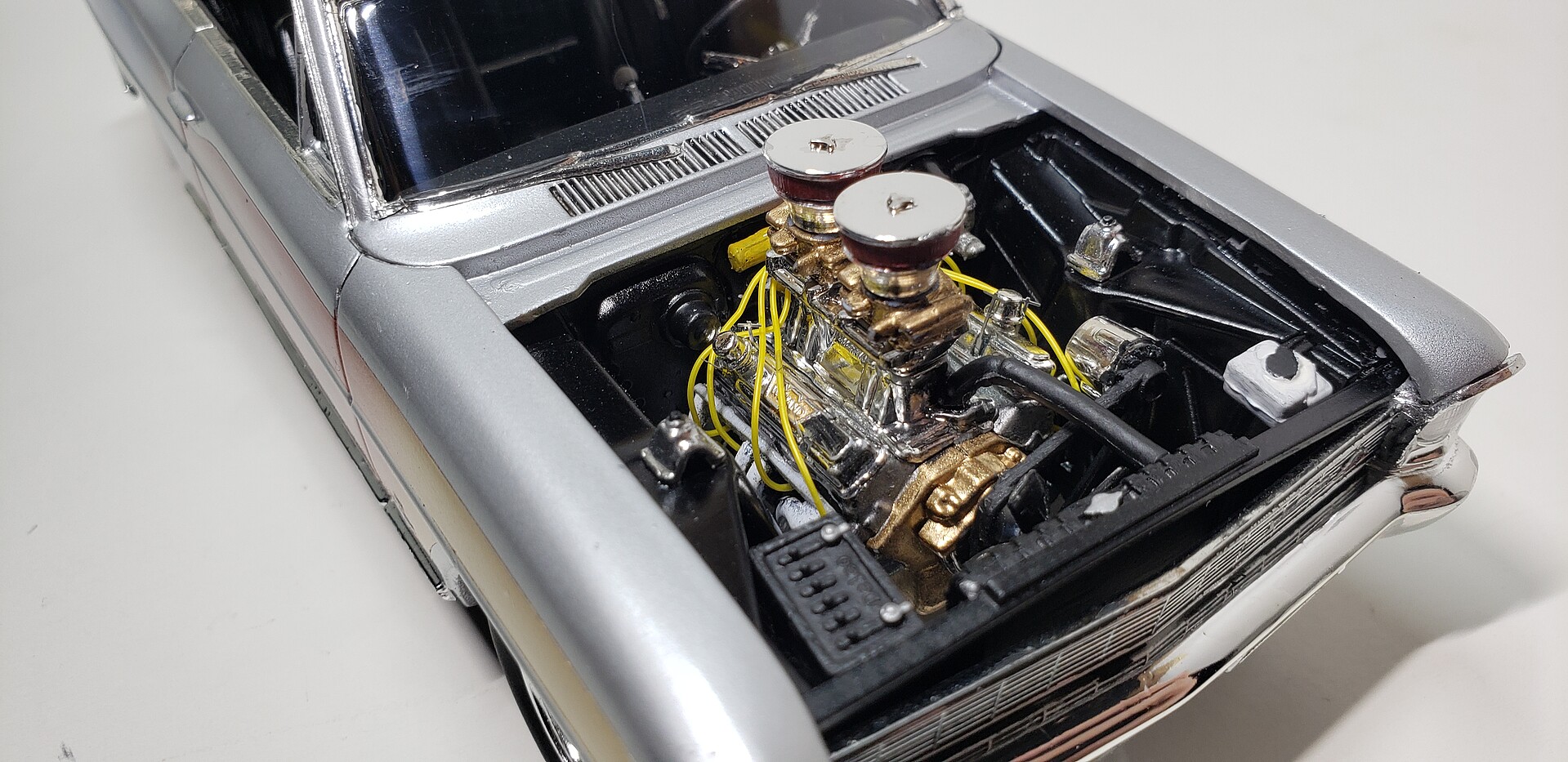 1966 Chevy Nova SS 2T -- 1/25 Scale Hobby Model Car Vehicle -- #1198 ...