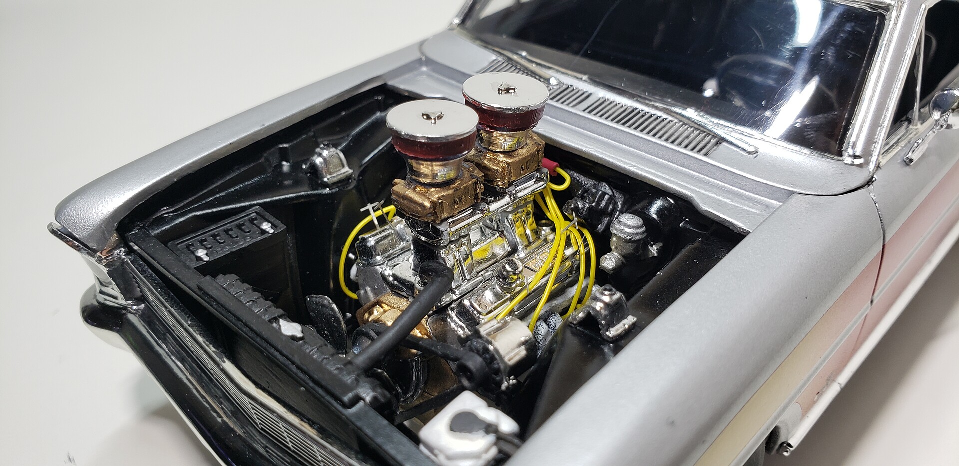 1966 Chevy Nova SS 2T -- 1/25 Scale Hobby Model Car Vehicle -- #1198 ...