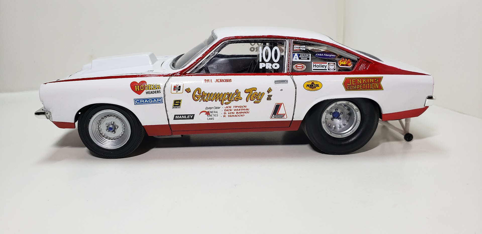 1972 Chevy Vega Pro Stock -- Plastic Model Car Vehicle Kit -- 1/25 ...