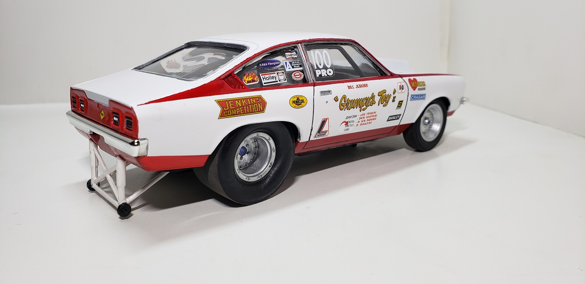 1972 Chevy Vega Pro Stock -- Plastic Model Car Vehicle Kit -- 1/25 ...