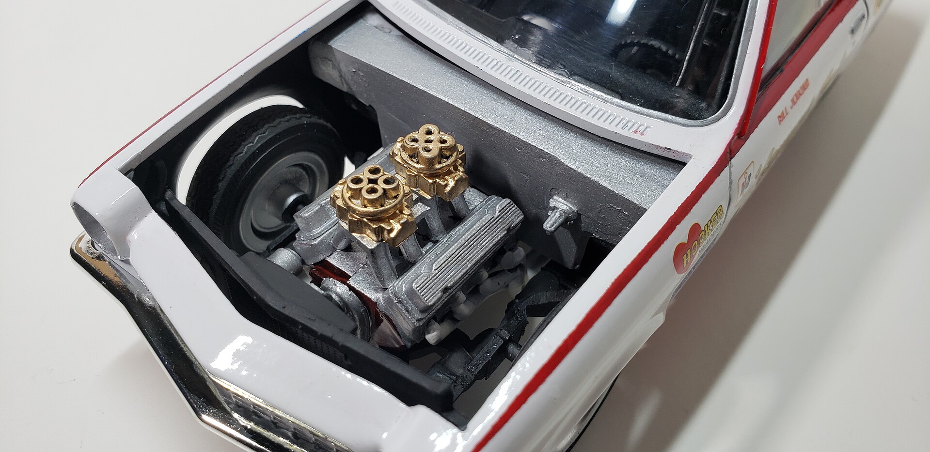 1972 Chevy Vega Pro Stock -- Plastic Model Car Vehicle Kit -- 1/25 ...