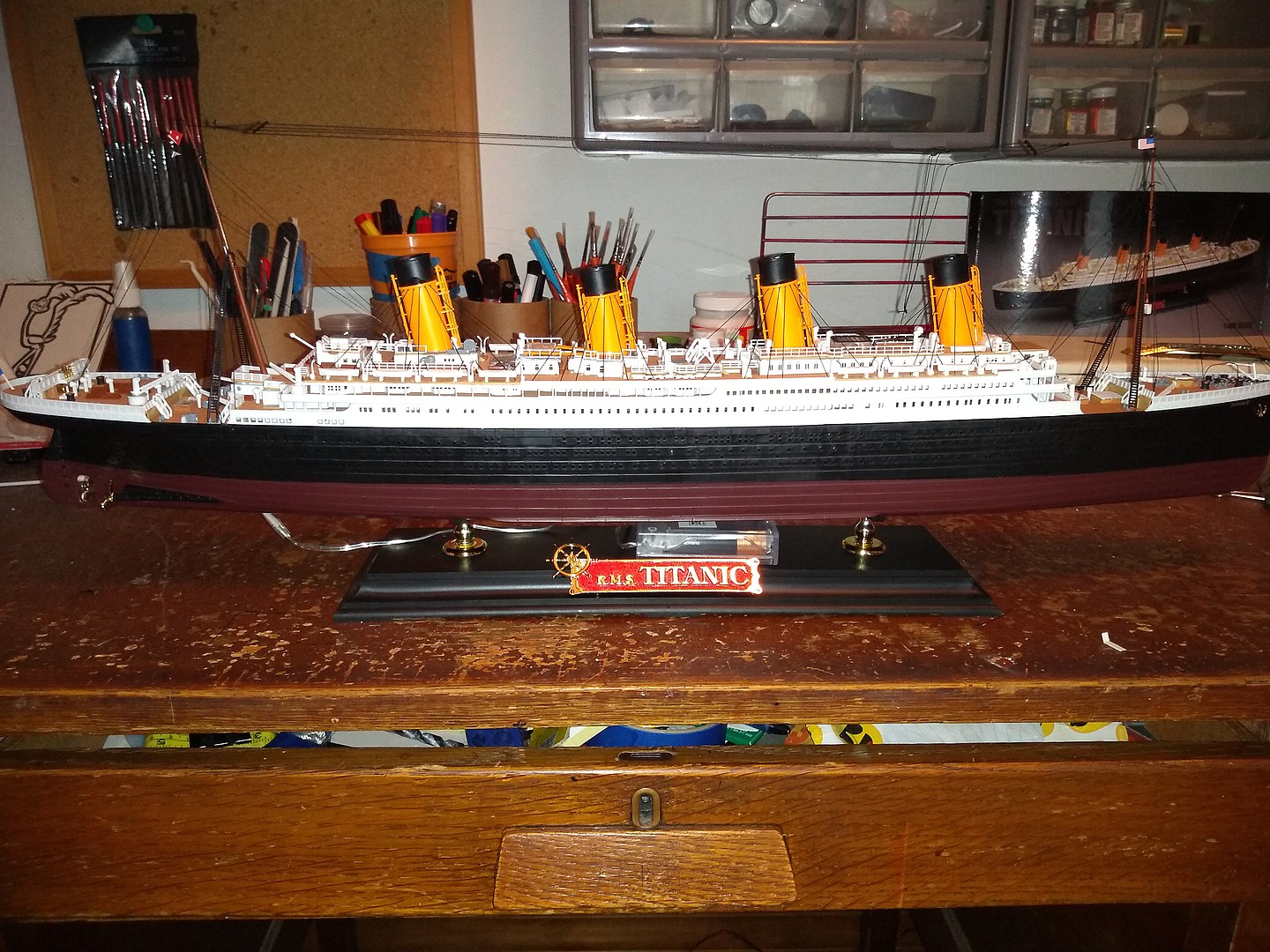 RMS Titanic Ocean Liner -- Plastic Model Commercial Ship Kit -- 1/400 ...