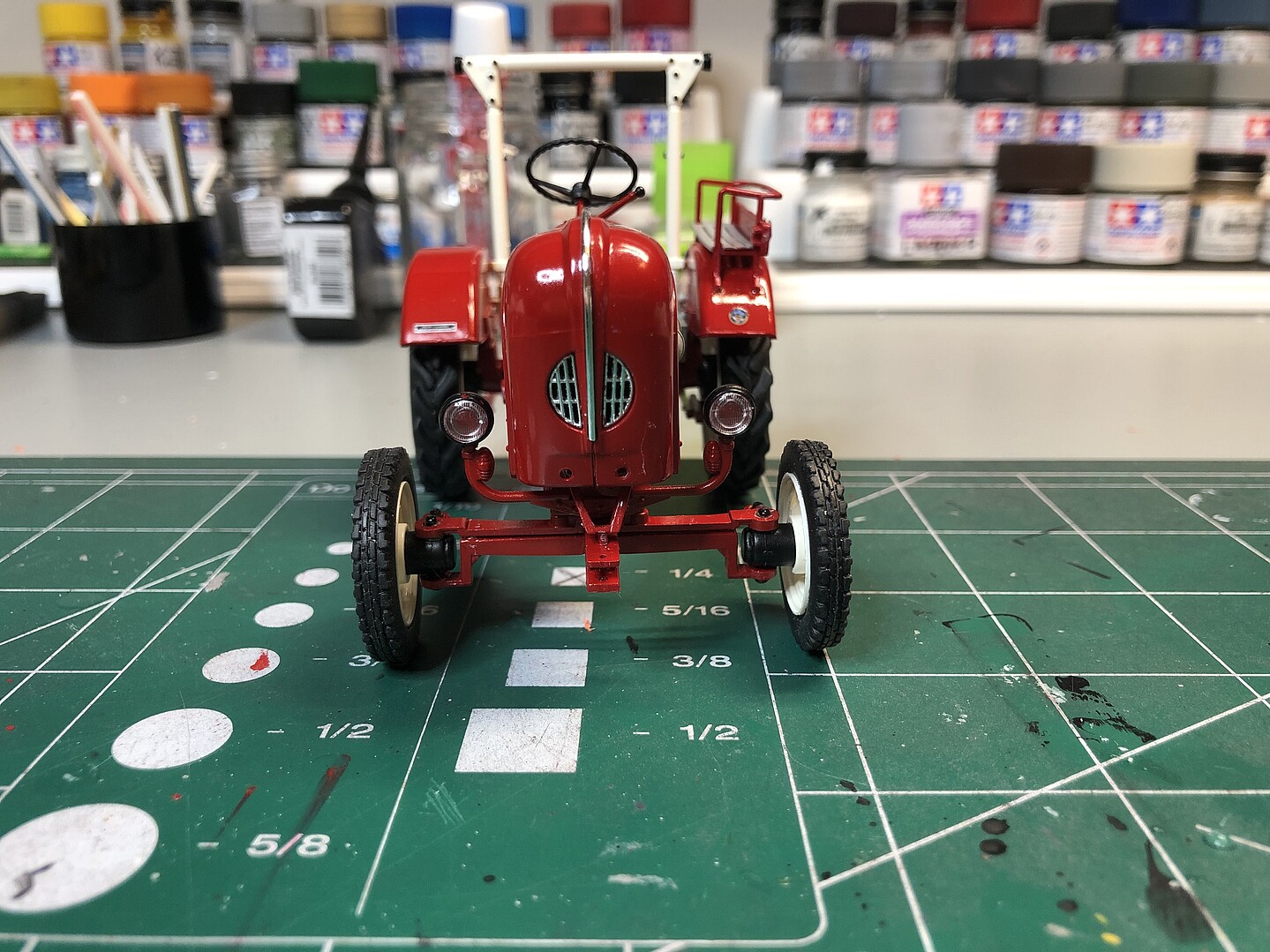 Porsche Diesel Junior 108 -- Plastic Model Tractor Kit -- 1/24 Scale ...