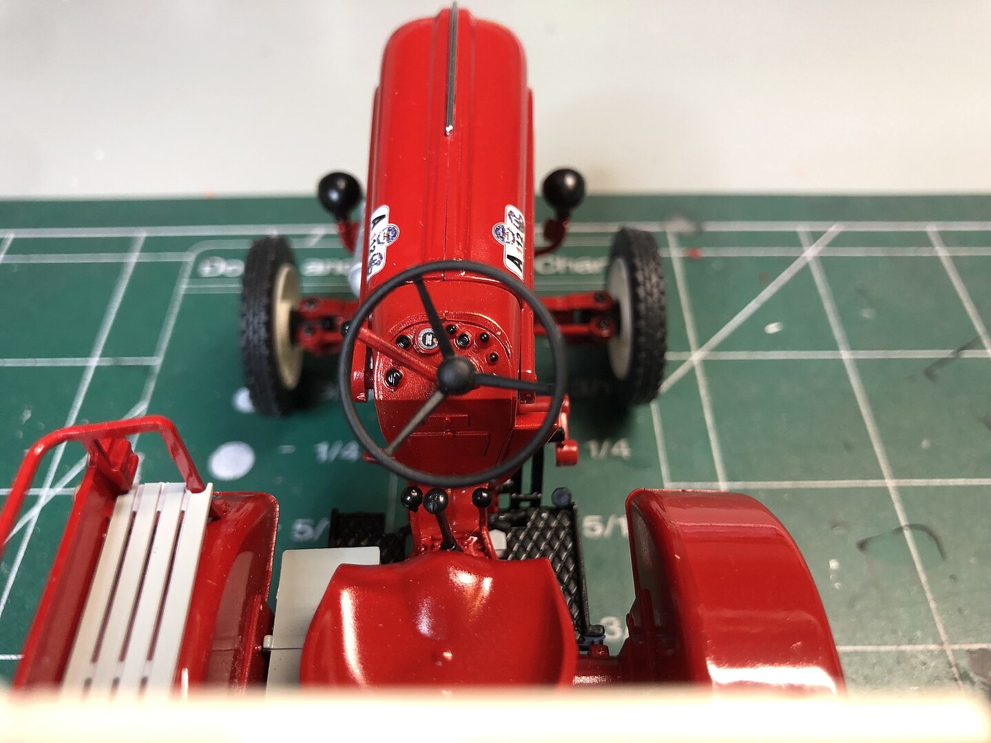 Porsche Diesel Junior 108 -- Plastic Model Tractor Kit -- 1/24 Scale ...