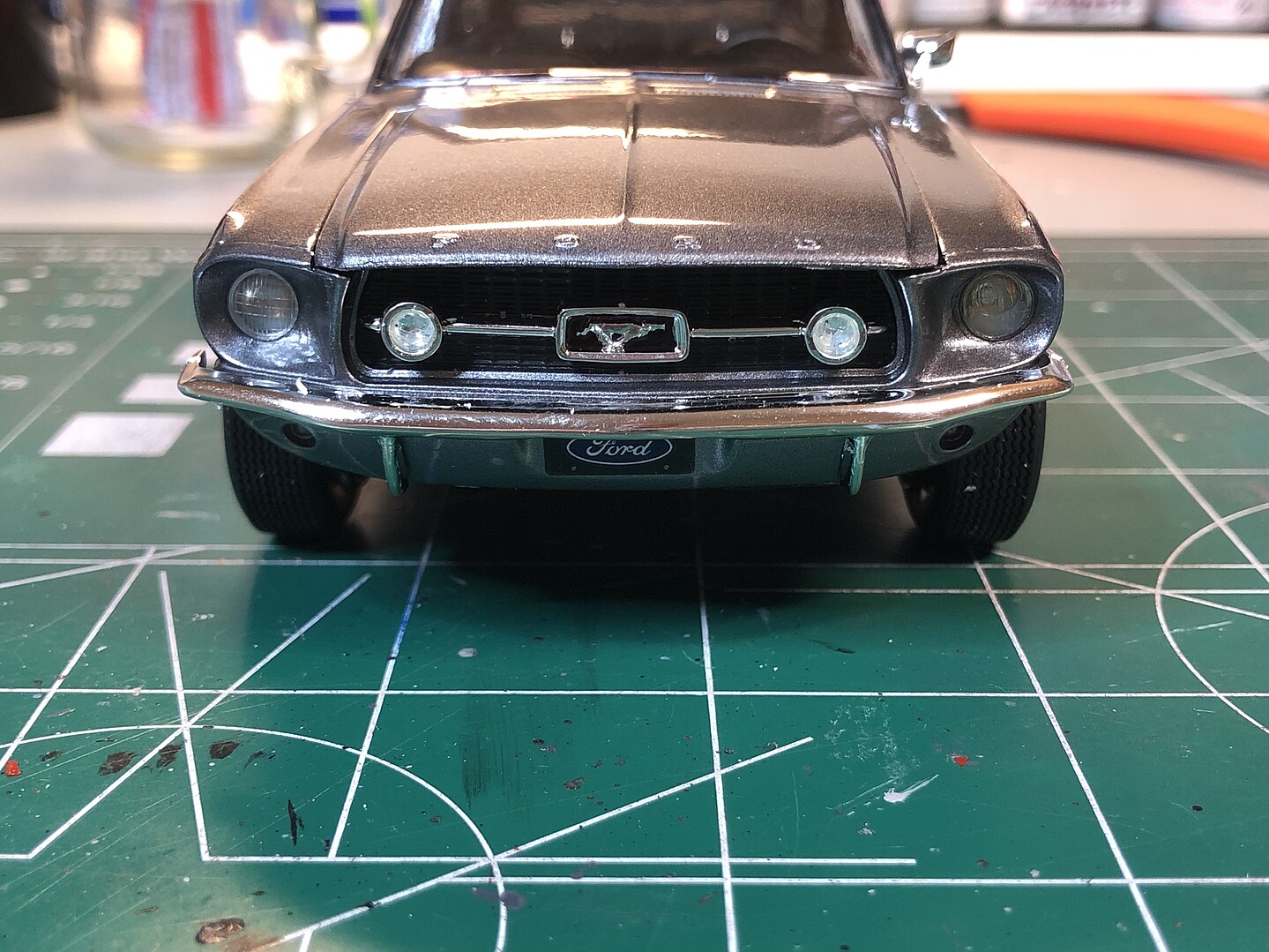 1967 Ford Mustang GT Fastback -- Plastic Model Car Vehicle Kit -- 1/25 ...