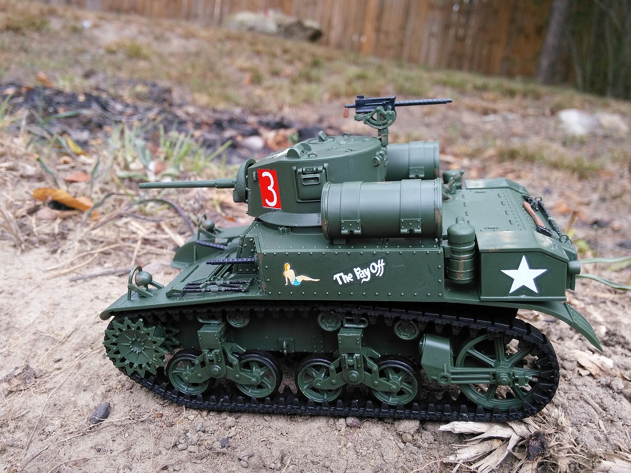 M3A1 Stuart Light Tank -- Plastic Model Military Vehicle Kit -- 1/35 ...