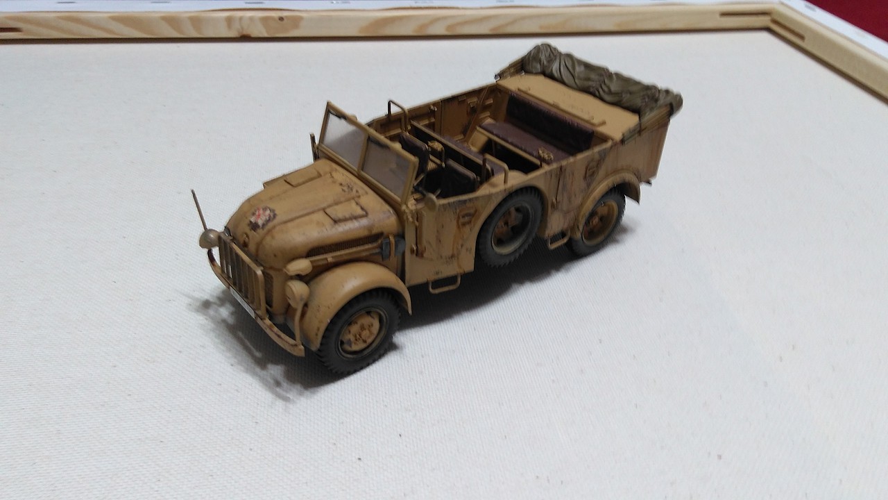 German Steyr Type 1500A/01 & Africa Corps -- Plastic Model Military Kit ...