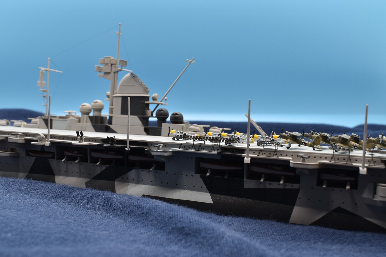 German DKM Graf Zeppelin Aircraft Carrier -- Plastic Model Military ...