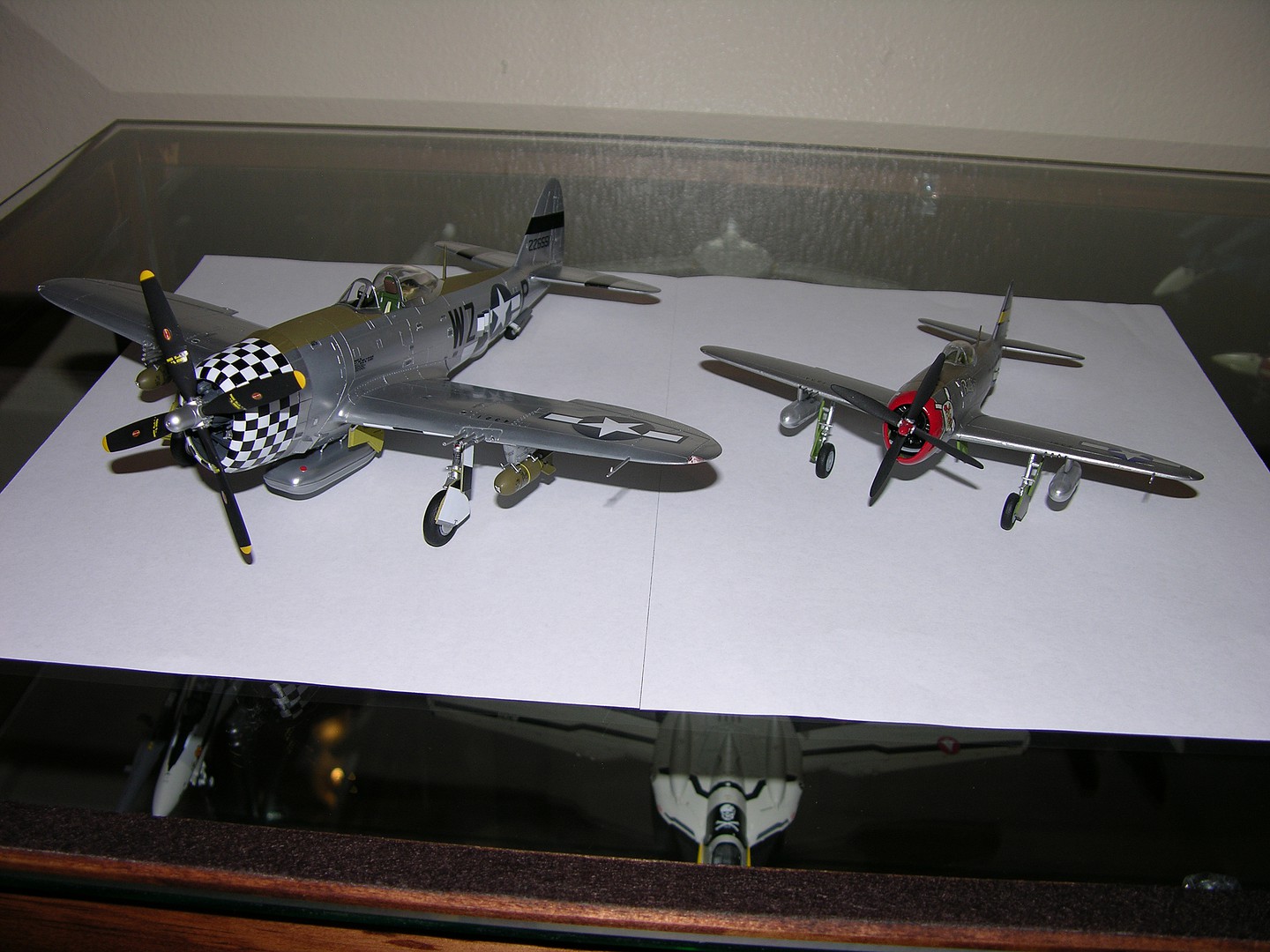 P-47D Bubbletop Fighter Aircraft WWII -- Plastic Model Airplane Kit ...