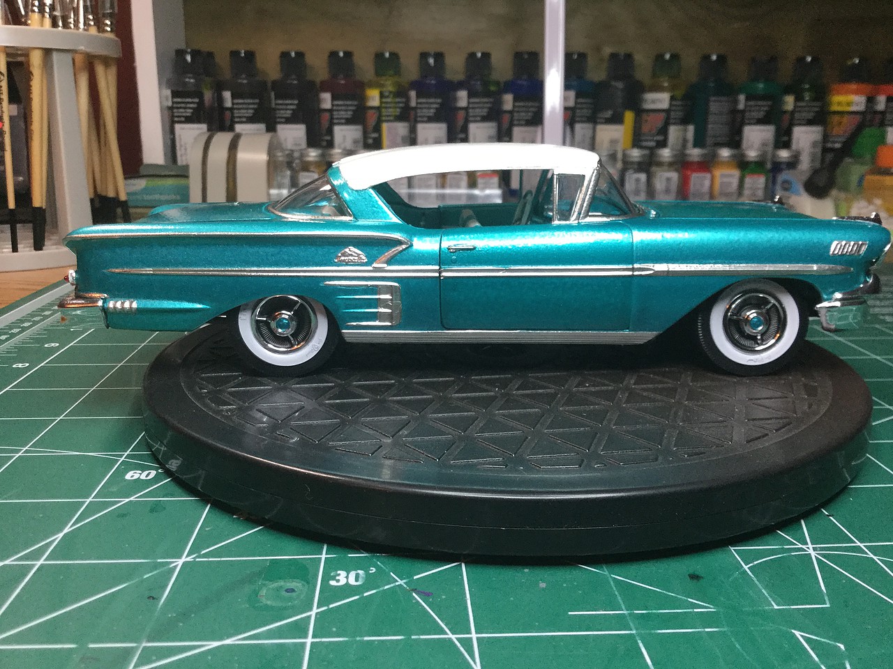 1958 Chevy Impala -- Plastic Model Car Kit -- 1/25 Scale -- #854419 ...