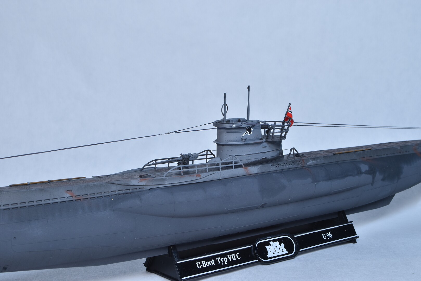 German U-Boat Type VIIC Submarine Kit -- Plastic Model Submarine Kit ...