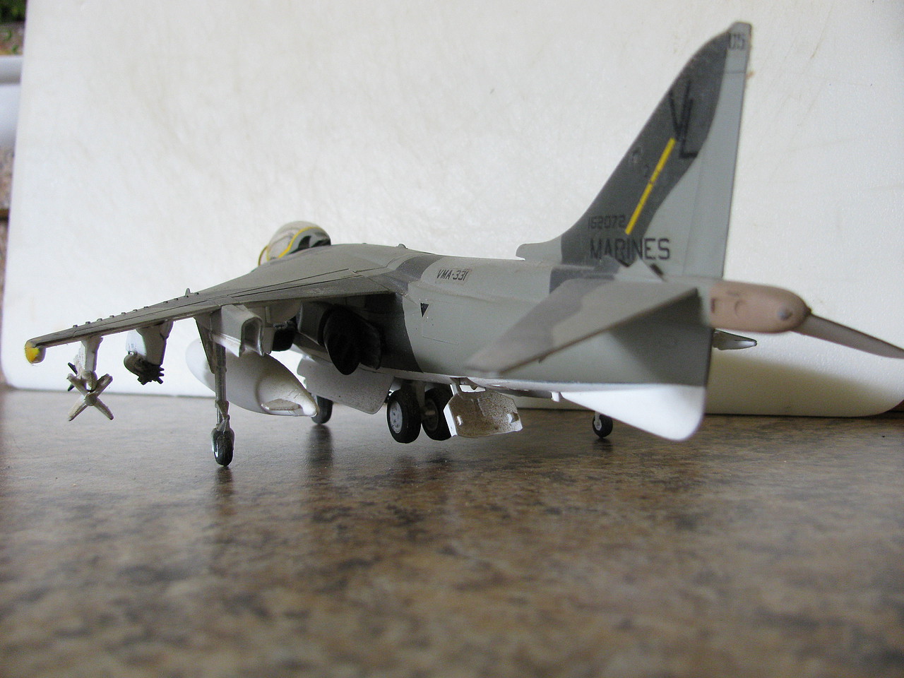 AV8B Harrier II Plus Ace of Spades USMC Attacker -- Plastic Model ...