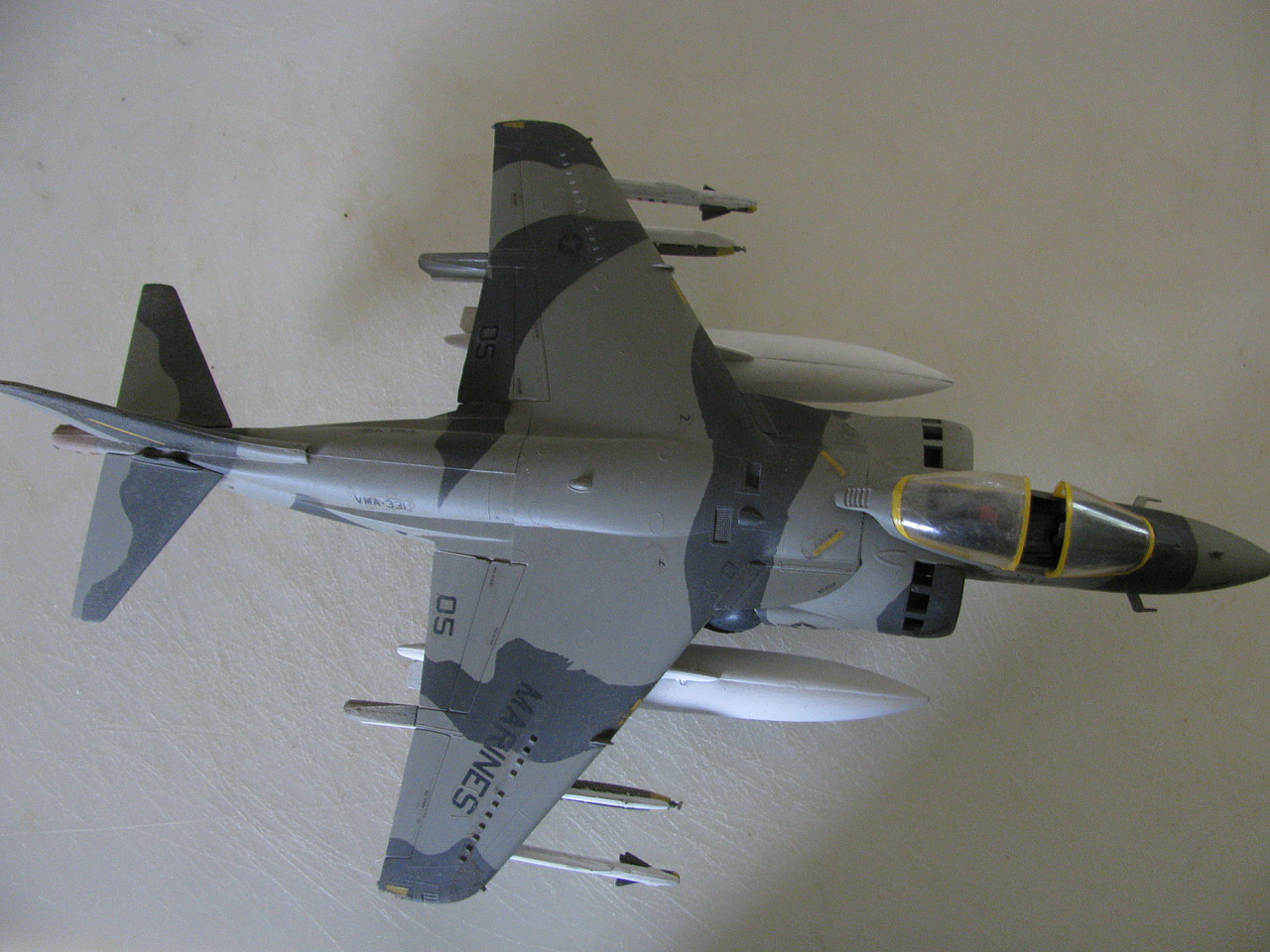 AV8B Harrier II Plus Ace of Spades USMC Attacker -- Plastic Model ...
