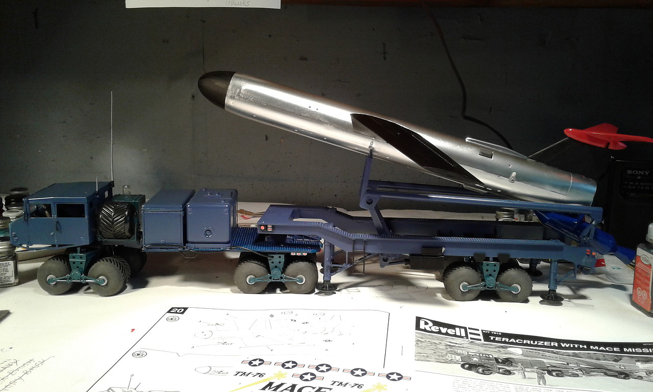 Teracruzer with Mace Missile -- Plastic Model Military Vehicle Kit -- 1 ...