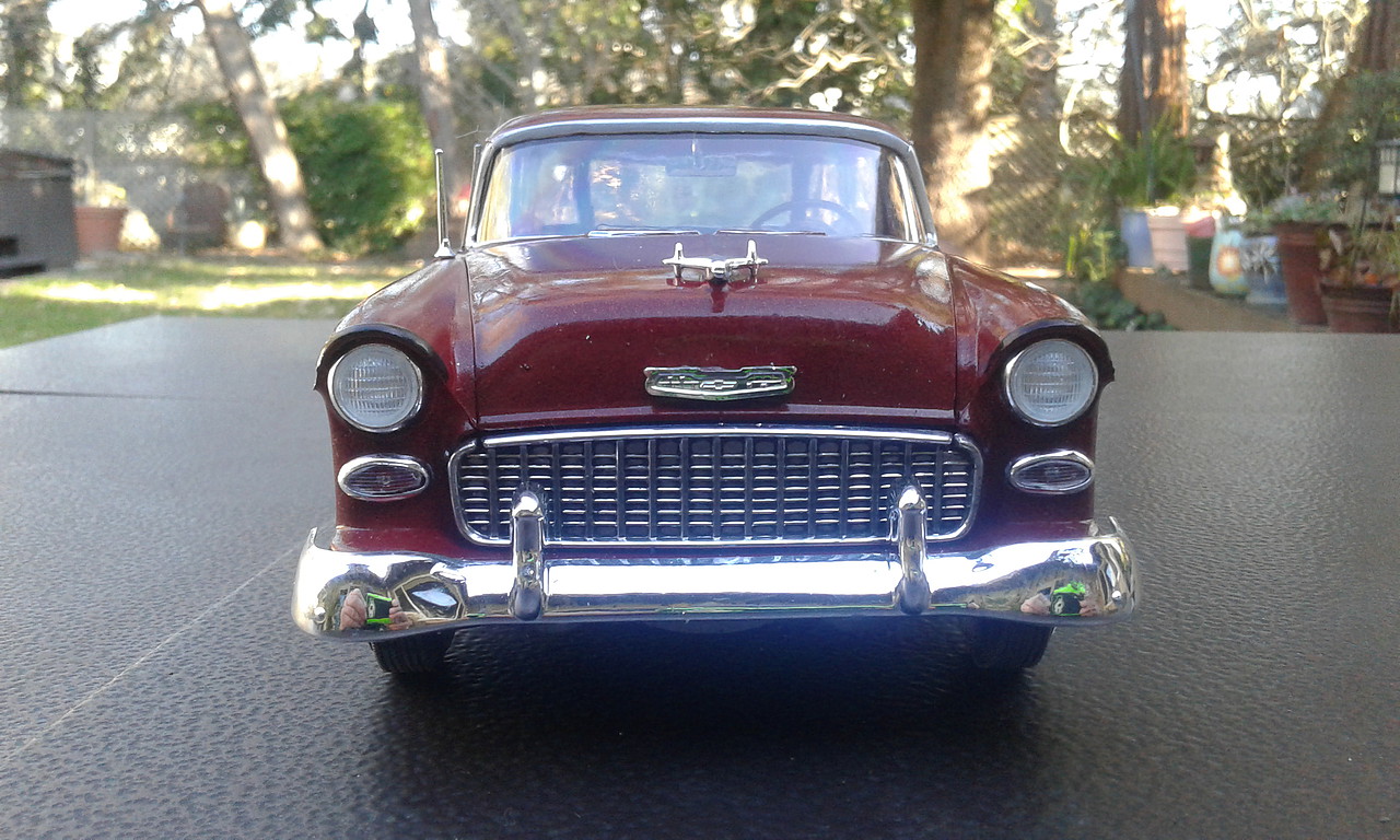 1955 Chevy Nomad Wagon -- Plastic Model Car Kit -- 1/16 Scale -- #1005 ...