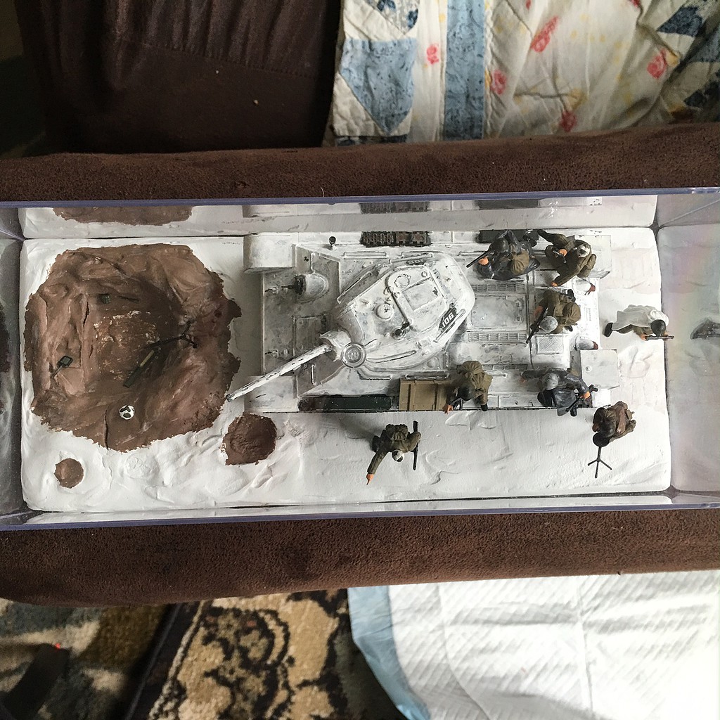 WWII Russian Infantry/Tank Crew Soldier -- Plastic Model Military ...