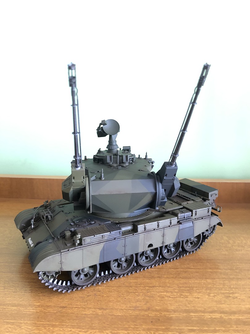 Finnish ItPsv 90 Marksman SPAG -- Plastic Model Military Tank Kit -- 1/ ...