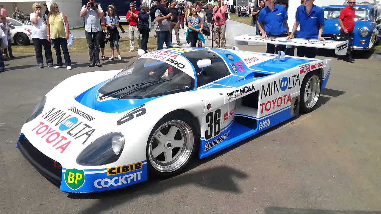 Toyota 88C-V Minolta Racecar GP -- Plastic Model Car Kit -- 1/24 Scale ...