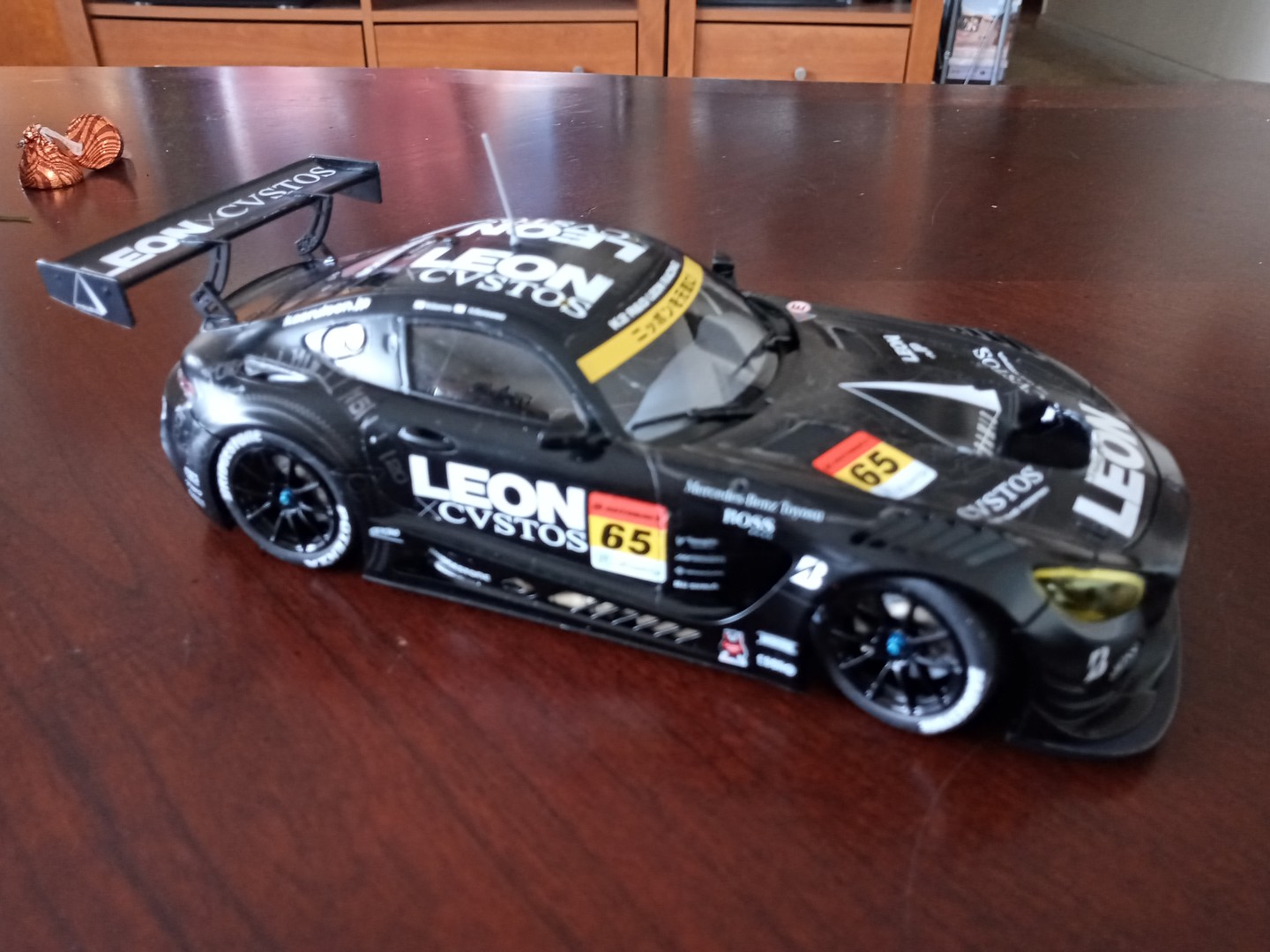 Mercedes Benz Leon CVSTOS AMG Race Car -- Plastic Model Car Kit -- 1/24 ...