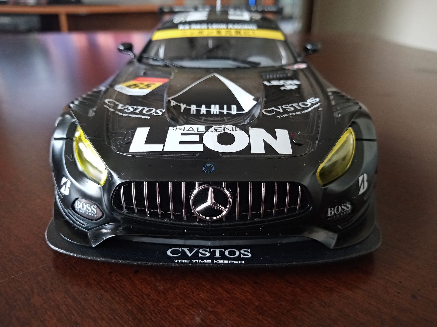 Mercedes Benz Leon CVSTOS AMG Race Car -- Plastic Model Car Kit -- 1/24 ...