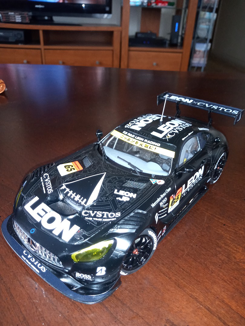 Mercedes Benz Leon CVSTOS AMG Race Car -- Plastic Model Car Kit -- 1/24 ...
