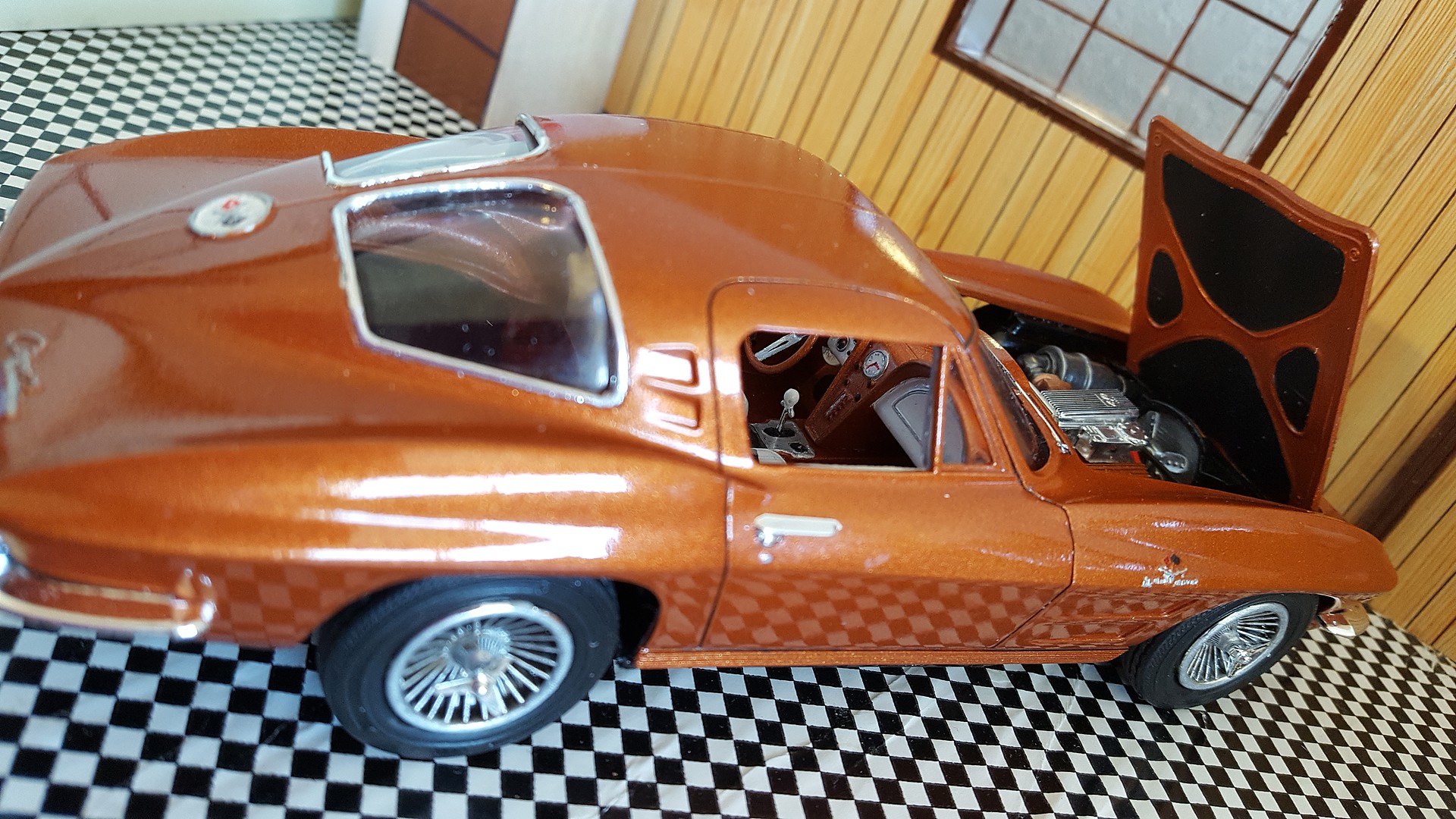 1963 CORVETTE -- Plastic Model Car Kit -- 1/25 Scale -- #861 pictures ...