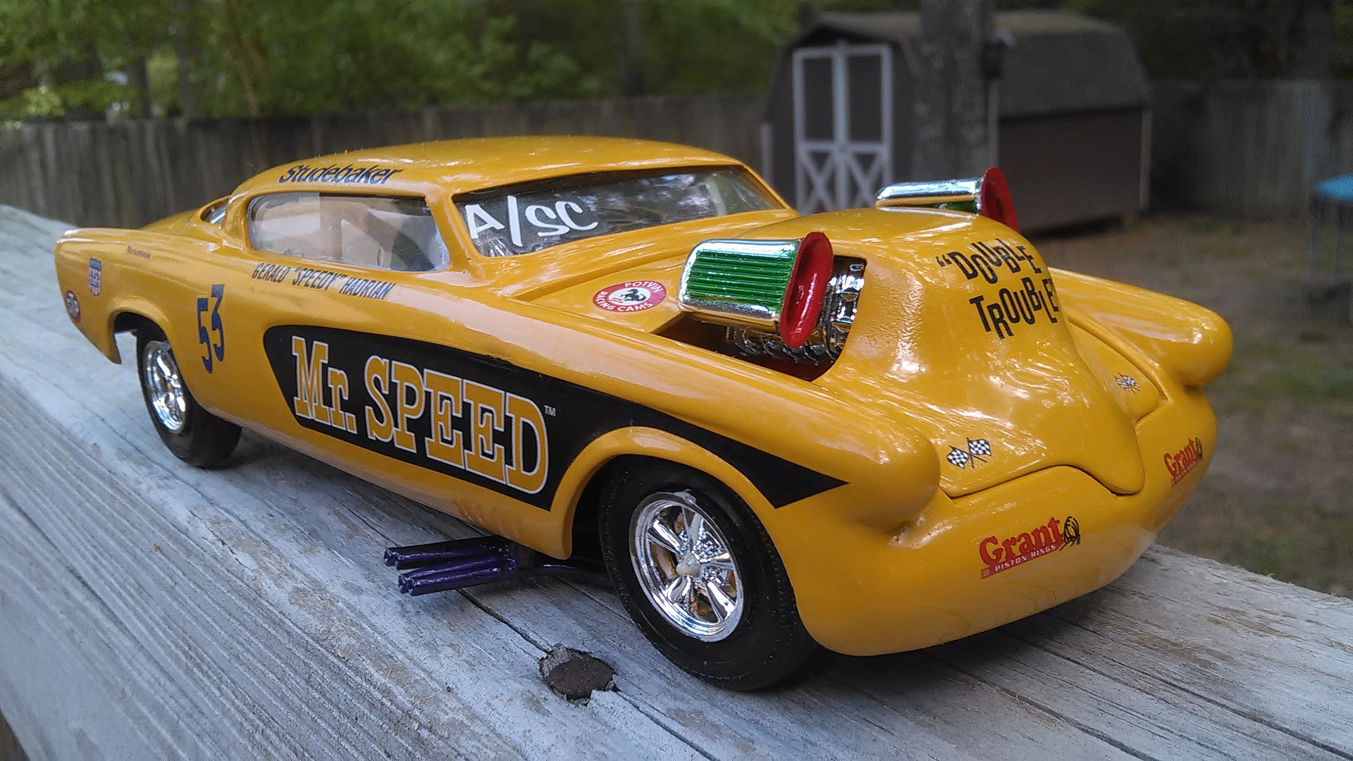 1953 Studebaker Starliner Mr. Speed -- Plastic Model Car Kit -- 1/25 ...