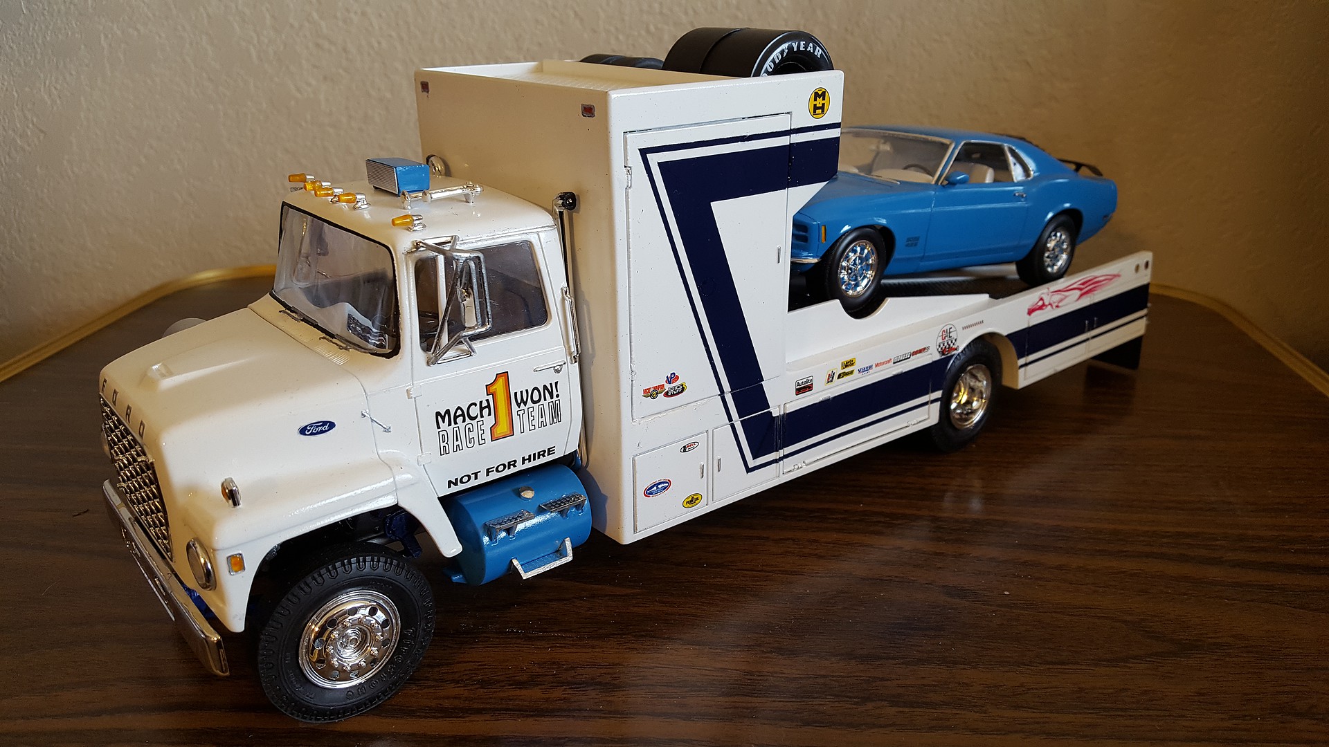 Petty Race Team Dodge Dart/Hauler Truck -- Plastic Model Vehicle Kit ...