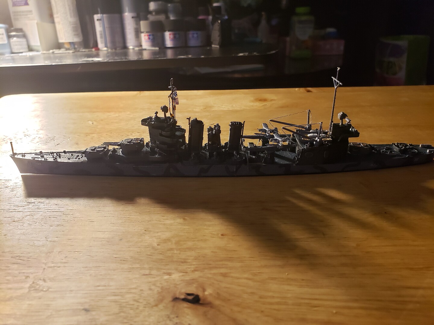 USS New Orleans CA32 Cruiser 1942 -- Plastic Model Military Ship -- 1/ ...