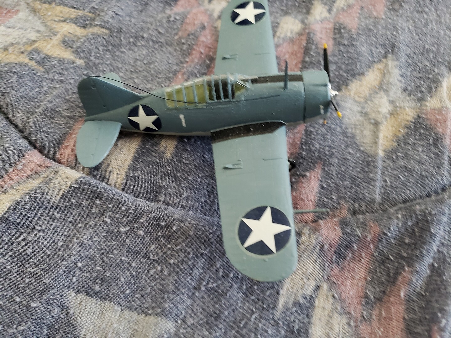 US F2A Buffalo -- Plastic Model Airplane Kit -- 1/72 Scale -- #hy80290 ...