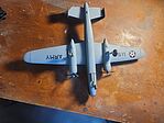 Atlantis B-25 Mitchell Bomber Plastic Model Airplane Kit 1/64 Scale #216
