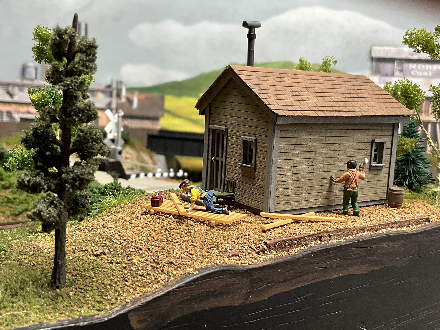 Cabin Creek Series - Clegg's Cabin -- HO Scale Model Railroad Building ...