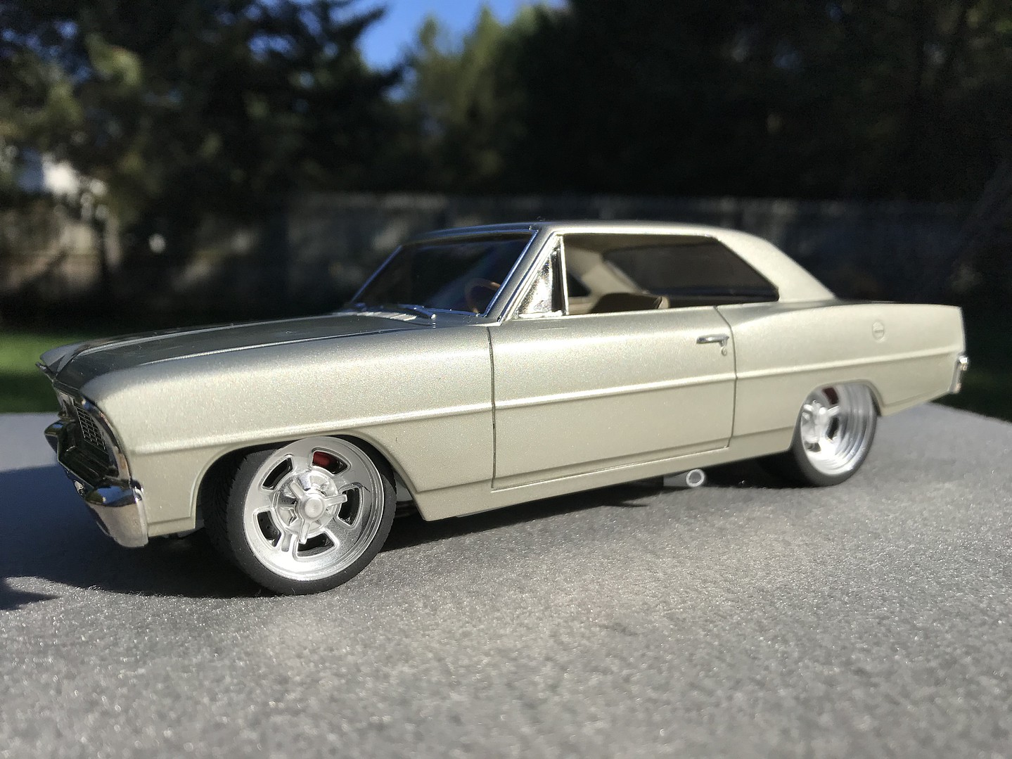 1966 Chevy Nova Pro Street -- Plastic Model Car Kit -- 1/25 Scale ...