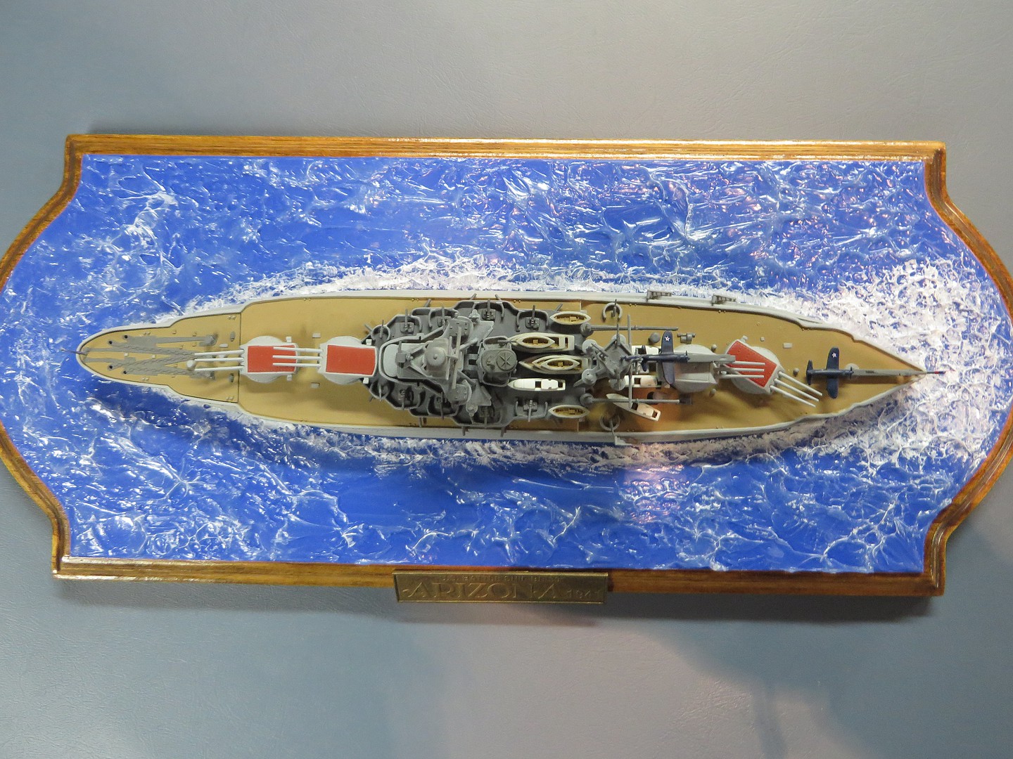 USS Arizona BB-39 -- Plastic Model Military Ship Kit -- 1/700 Scale ...