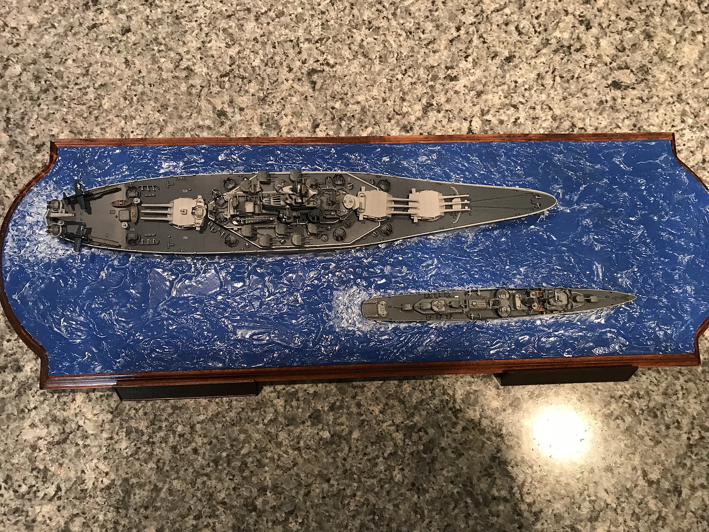 USS Massachusetts BB59 Battleship -- Plastic Model Military Ship -- 1/ ...