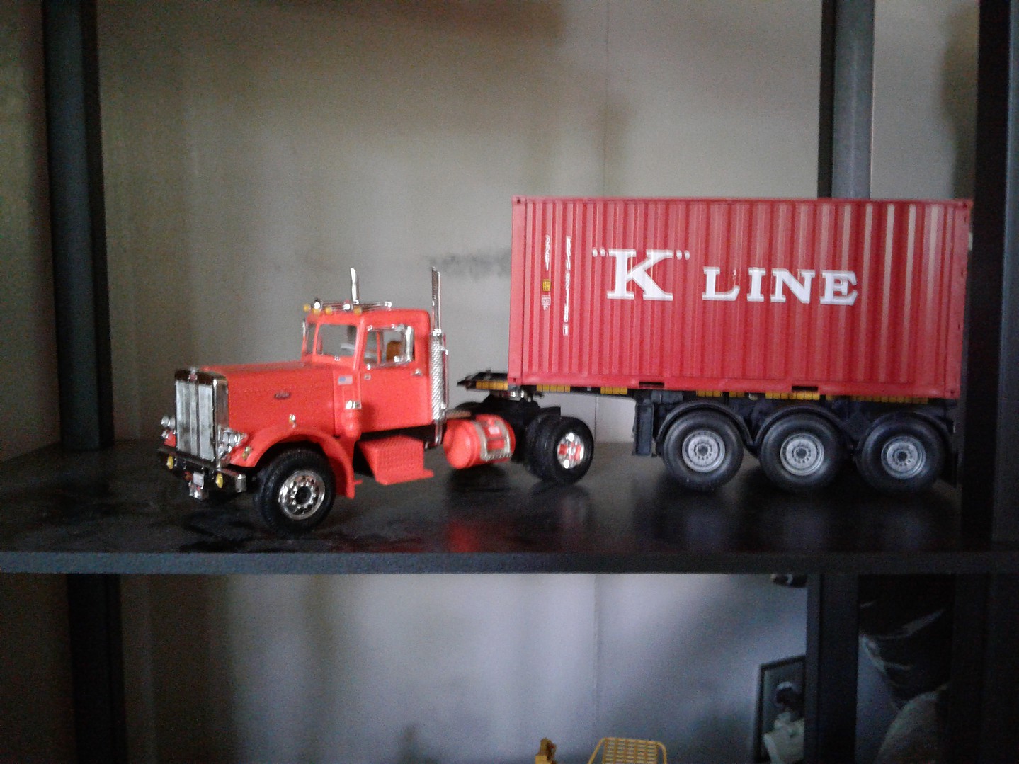 20 Foot Container Trailer -- Plastic Model Vehicle Kit -- 1/24 Scale ...