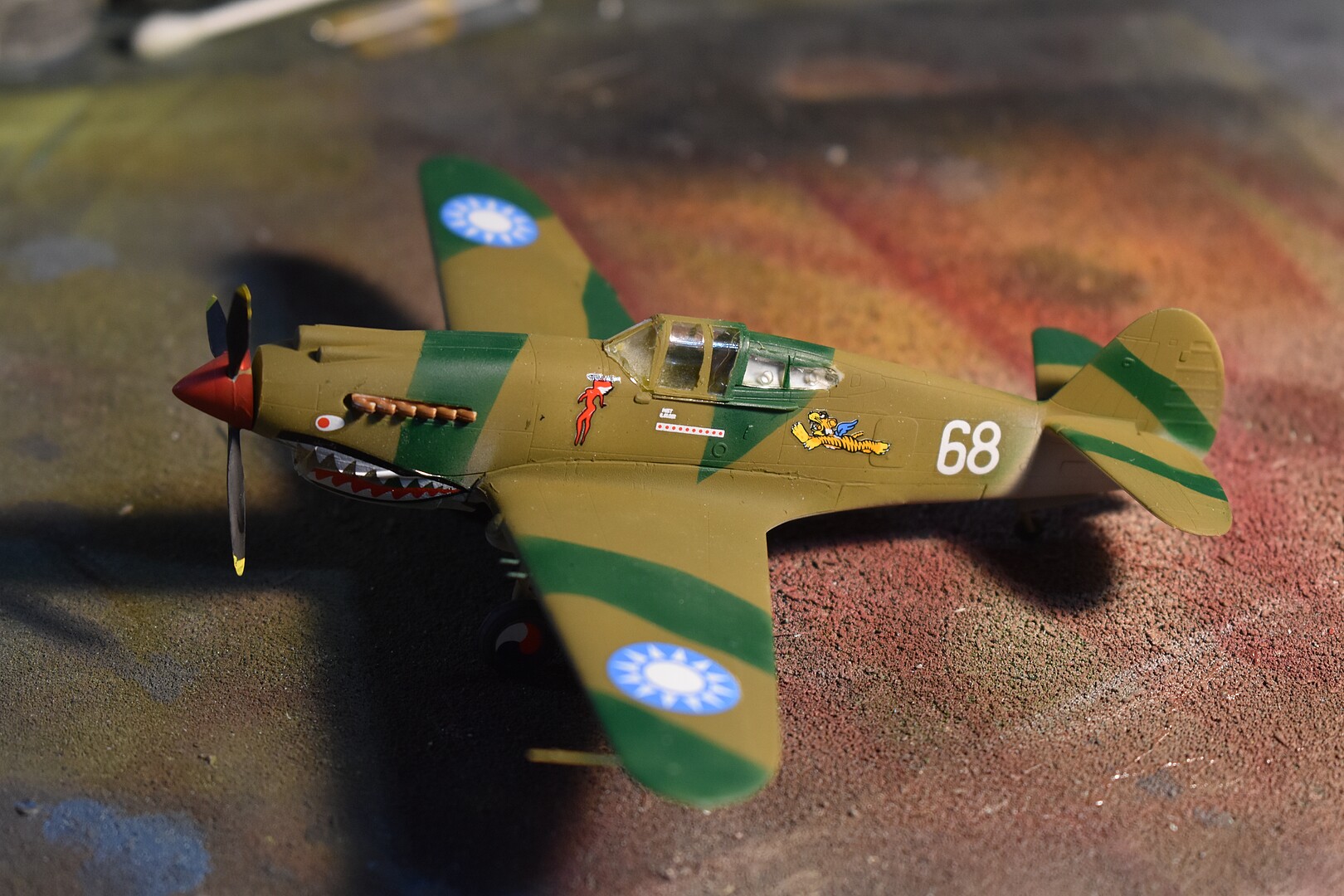 Easy Build P-40B/C Hawk-81 -- Plastic Model Airplane Kit -- 1/72 Scale ...