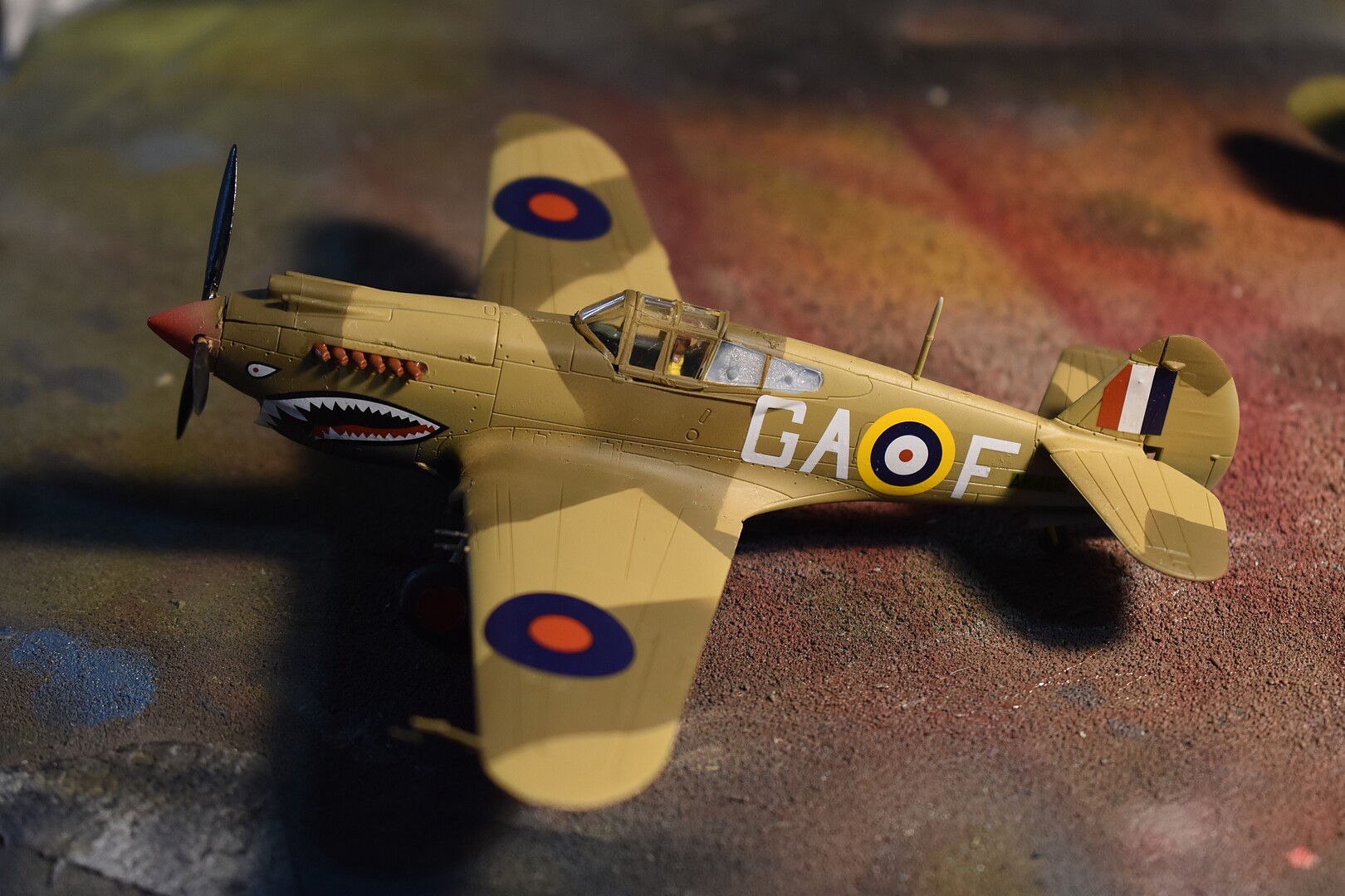 Easy Build P-40B/C Hawk-81 -- Plastic Model Airplane Kit -- 1/72 Scale ...