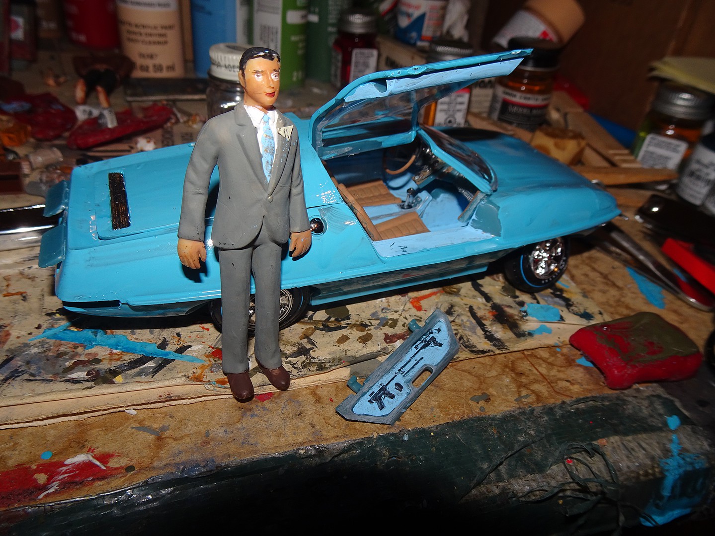 Piranha Spy Car Original Art Series -- Plastic Model Car Kit -- 1/25 ...