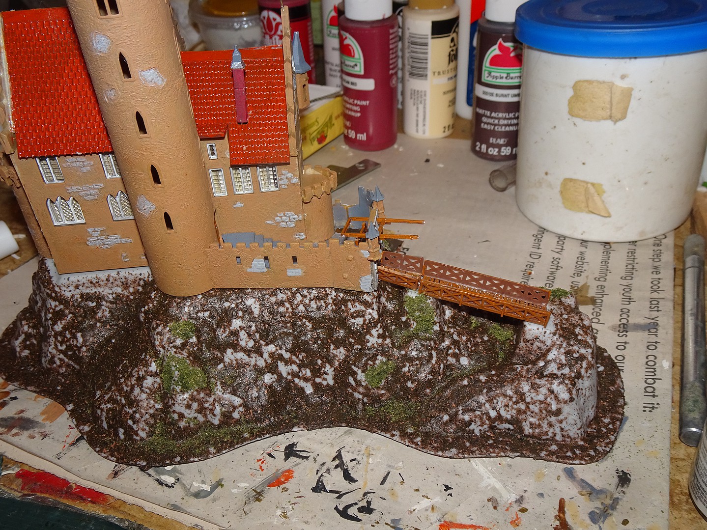 Lichtenstein Castle -- HO Scale Model Railroad Building -- #130245 ...