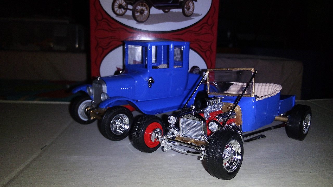 1925 Ford T Street Rod (Re-Issue) -- Plastic Model Truck Kit -- 1/32 ...